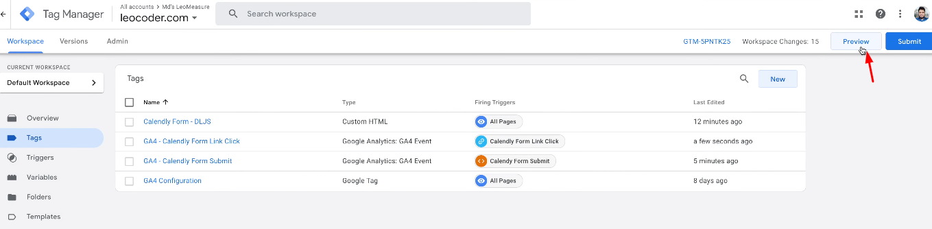 Complete Guide To Calendly Form Tracking with GTM & GA4 - Leo Measure