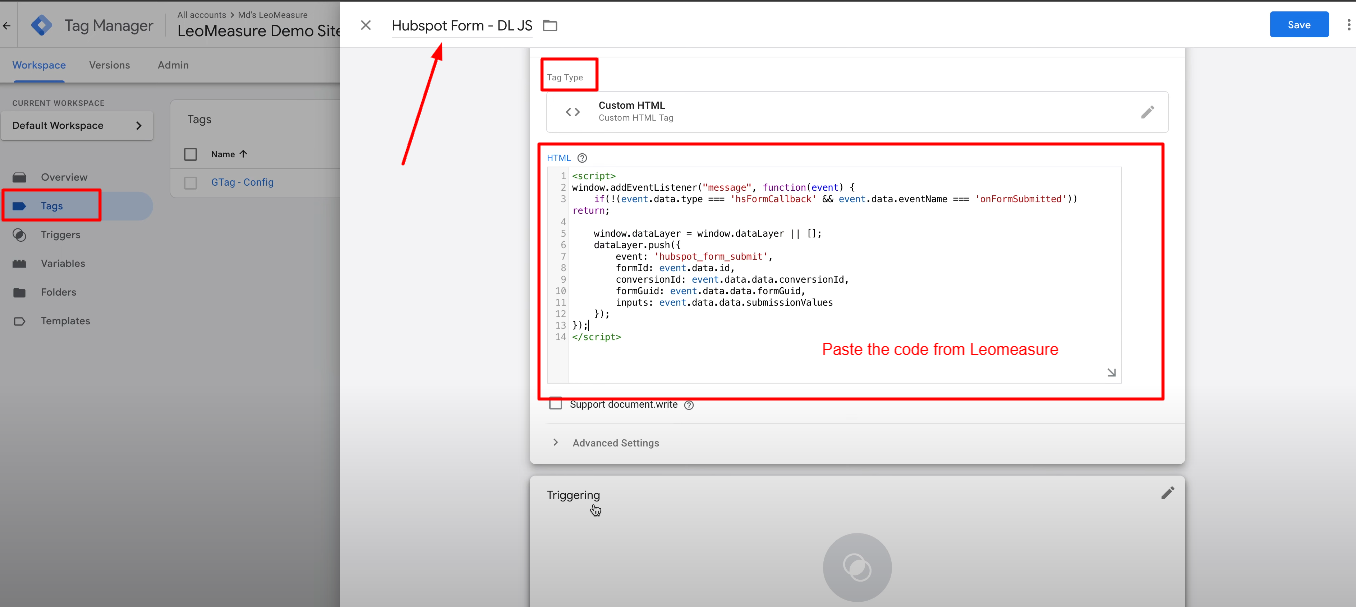 The easiest way to HubSpot Form Tracking With GTM & GA4 - Leo Measure