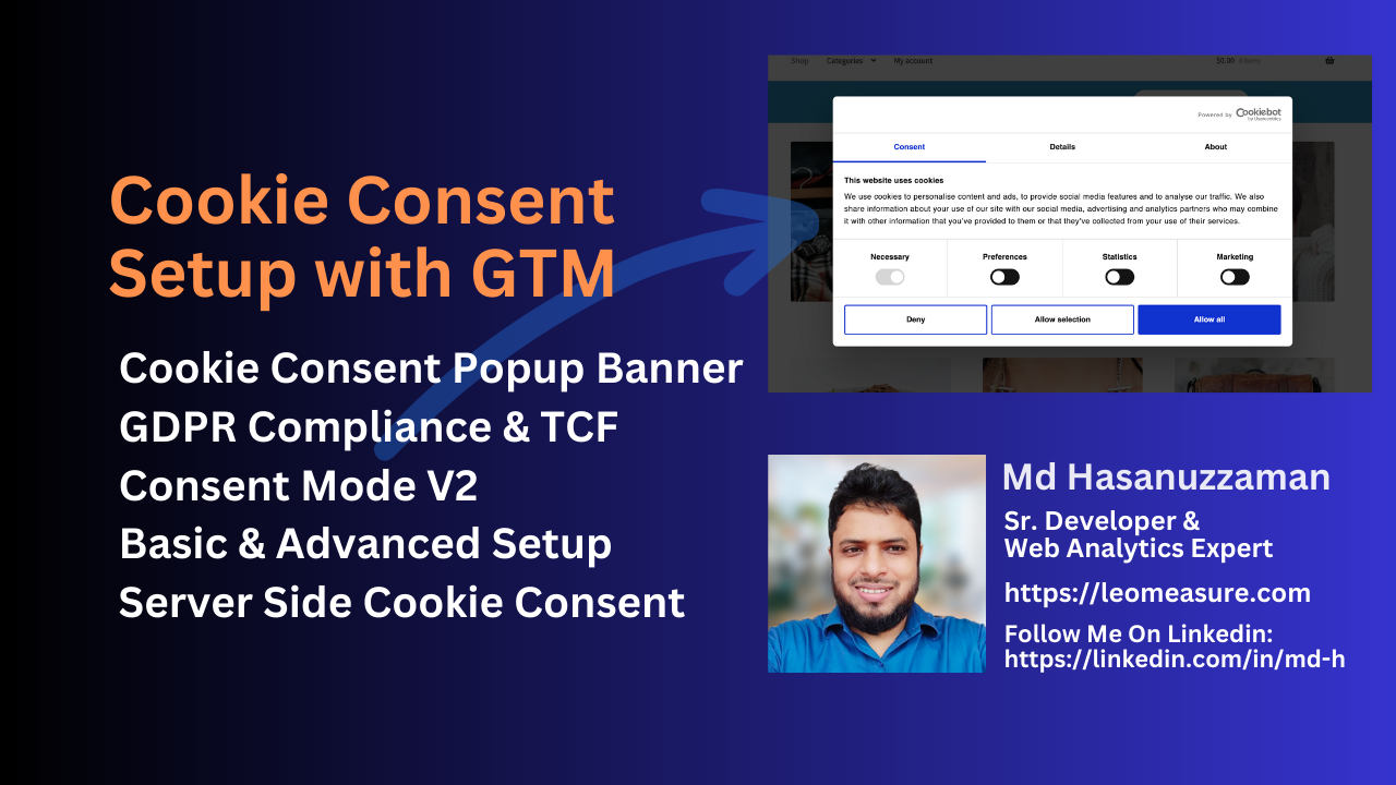 GDPR Compliance Cookie Consent Setup with GTM - Leo Measure