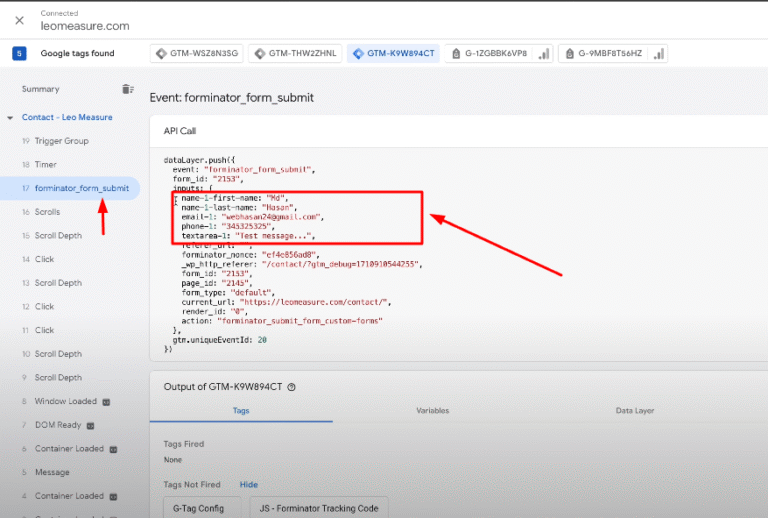 WordPress Forminator form Tracking with Google Tag Manager - Leo Measure